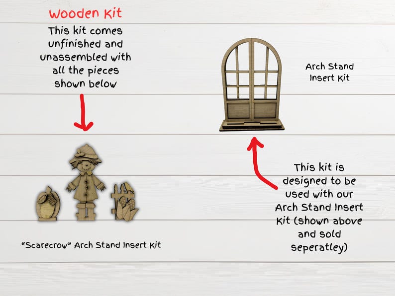 Scarecrow Arch Stand Insert Kit - Etsy