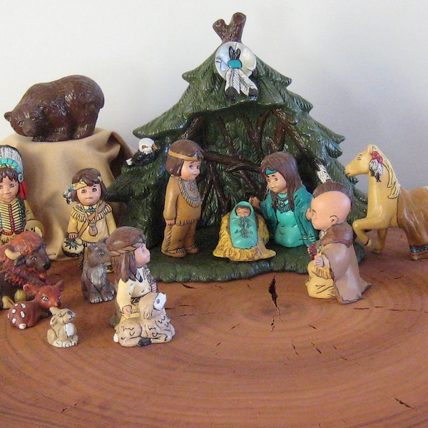 Indian Nativity Set - Etsy