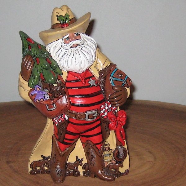 Texas Cowboy Santa - Etsy