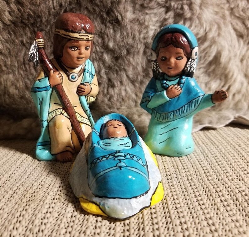 17 Pc Provincial Indian Nativity Set - Etsy