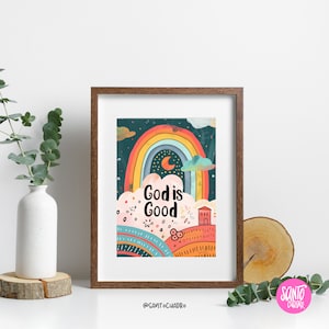 God is Good, Christian Art, Modern Christian Art, Christian Artwork ...