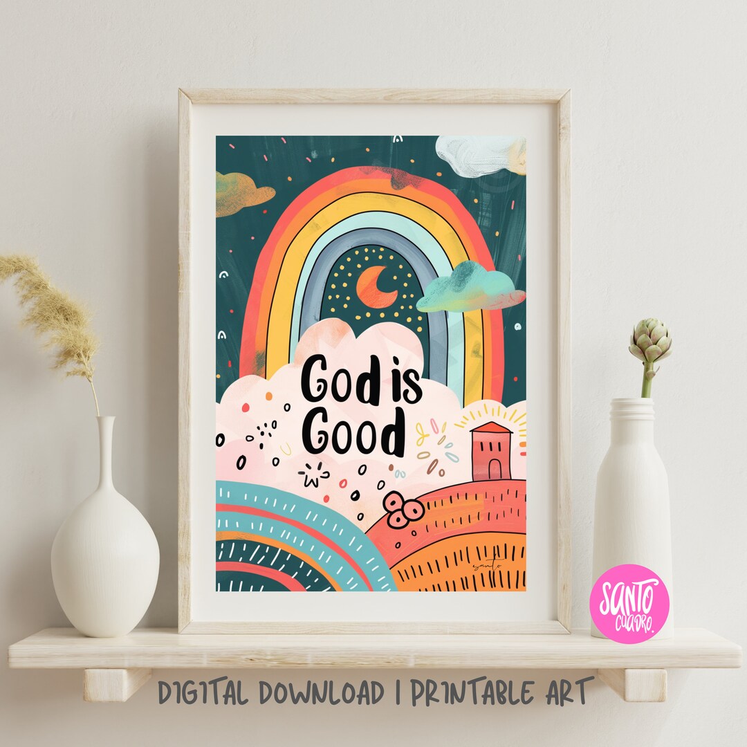 God is Good, Christian Art, Modern Christian Art, Christian Artwork ...
