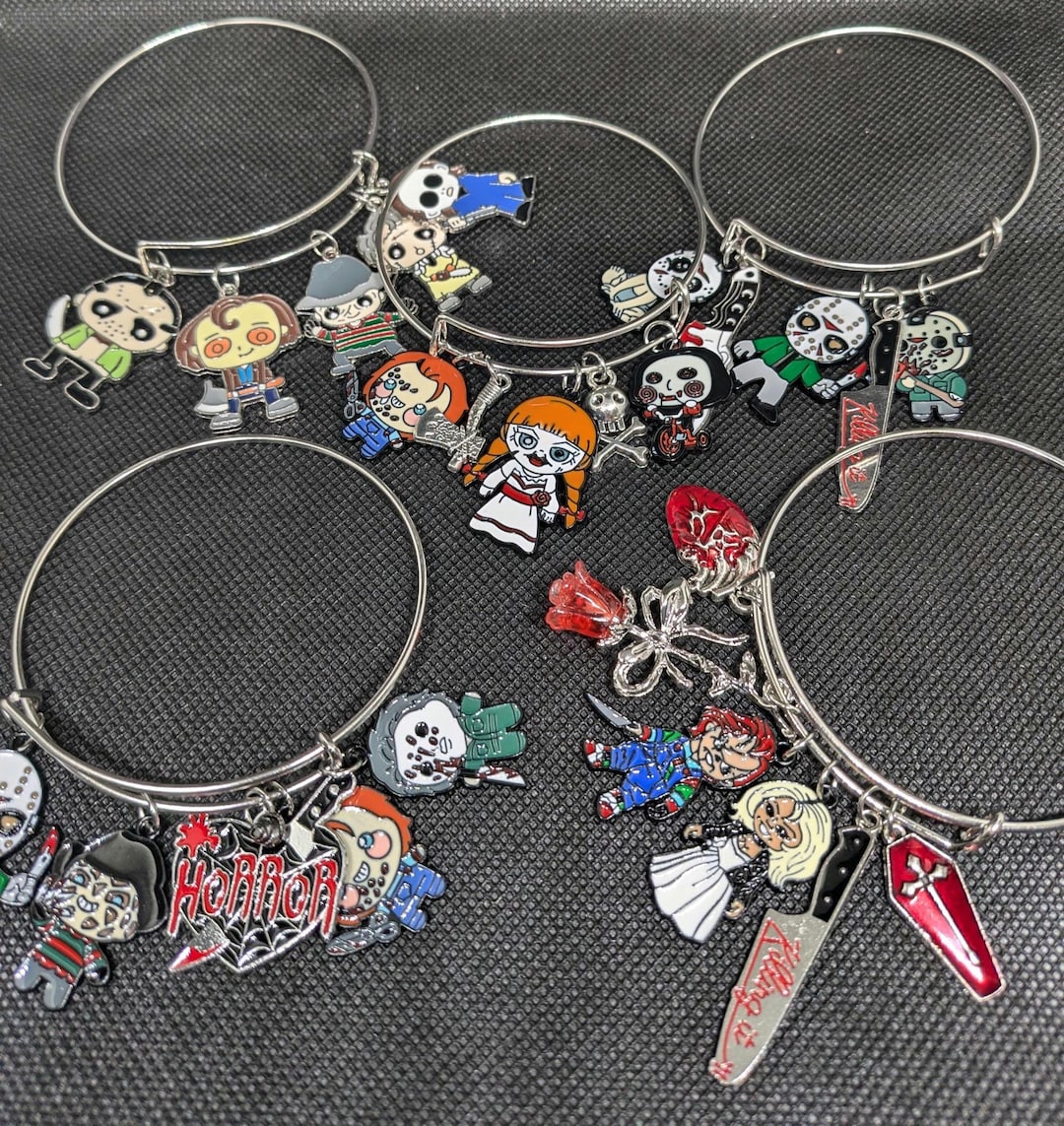Killer Charm Bangles - Etsy