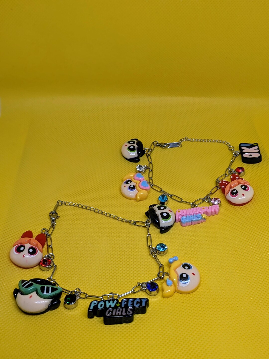 Puffy Power Superhero Girls Charm Bracelets - Etsy