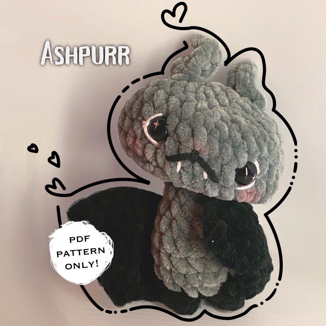 Cute Crochet Bat Pattern Crochet Pop-it Pattern Crochet Bat Amigurumi ...