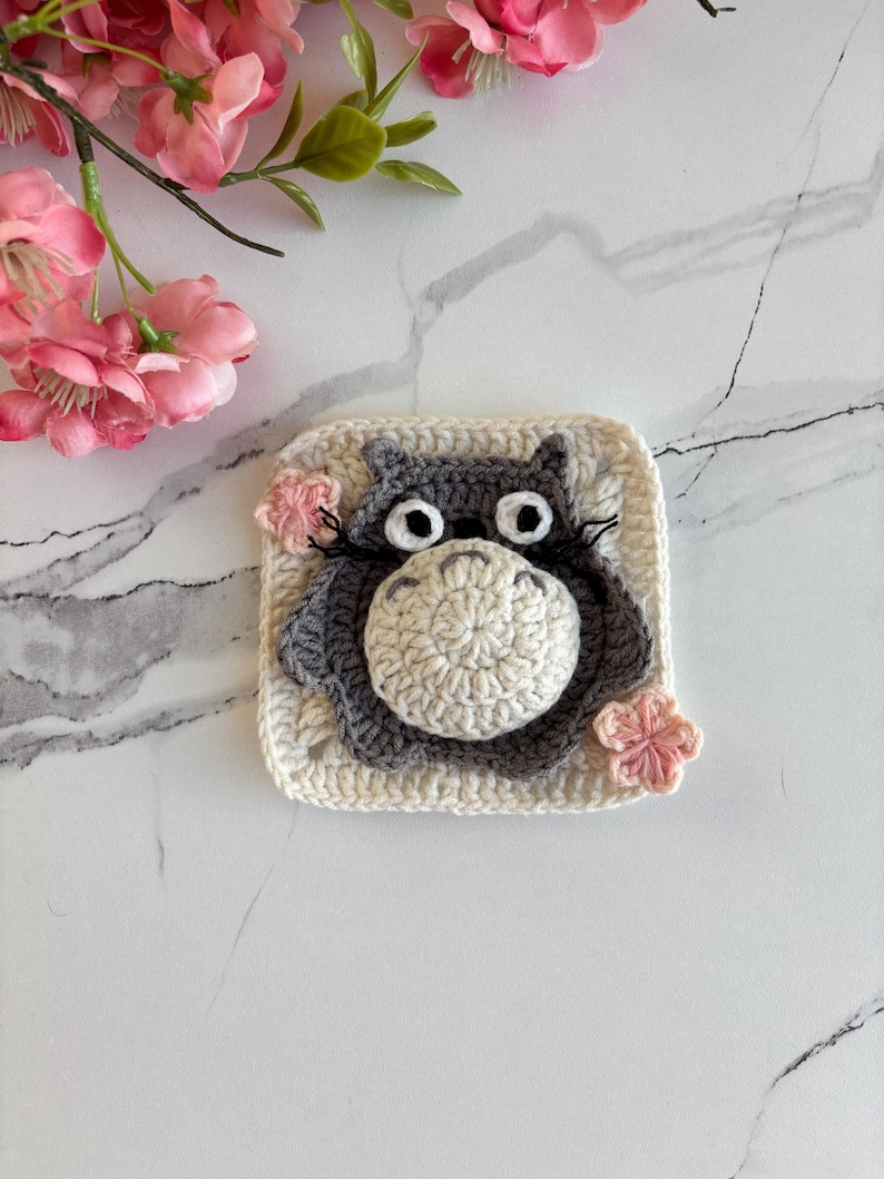 PDF CROCHET PATTERN DIGITAL | 3-in-1 Granny Square Totoro Bundle ...