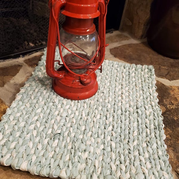 Twined Rag Rugs - Etsy