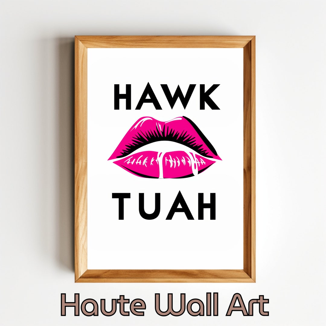 Hawk Tuah Wall Art, Spit on That Thang, Funny Hawk Tuah Poster, Hawk ...