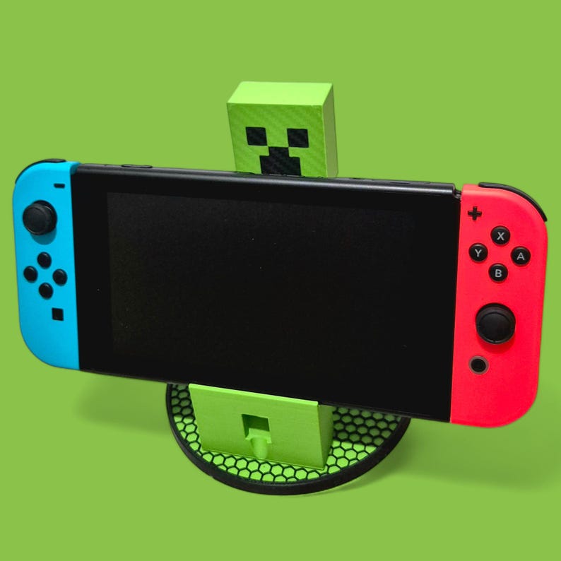 Minecraft Creeper Stand / NINTENDO / XBOX / PS5 - Etsy