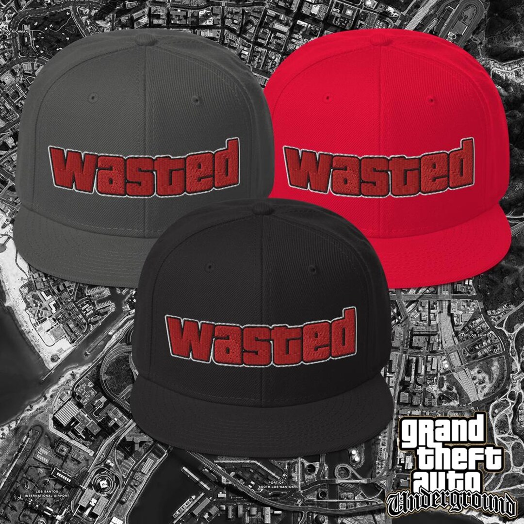 GTA Wanted Snapback Hat Grand Theft Auto - Etsy