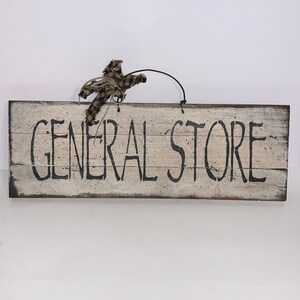 General Store Sign, Farmhouse Sign, Shopping Sign, Primitive Sign ...