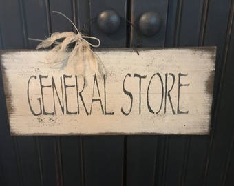 General store signs | Etsy