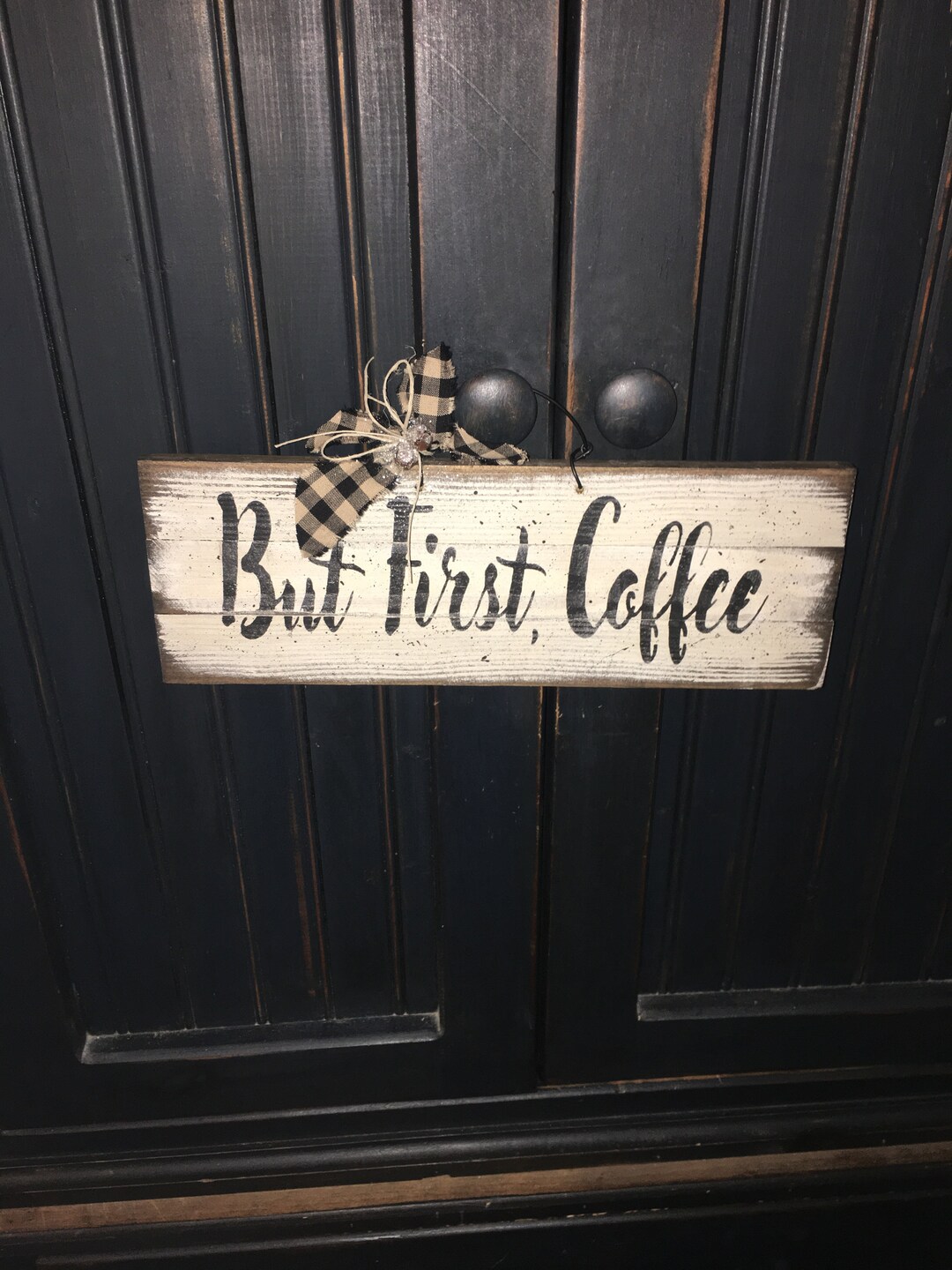 But First, Coffee Sign, Coffee Sign, Stenciled Sign, Farmhouse Decor ...