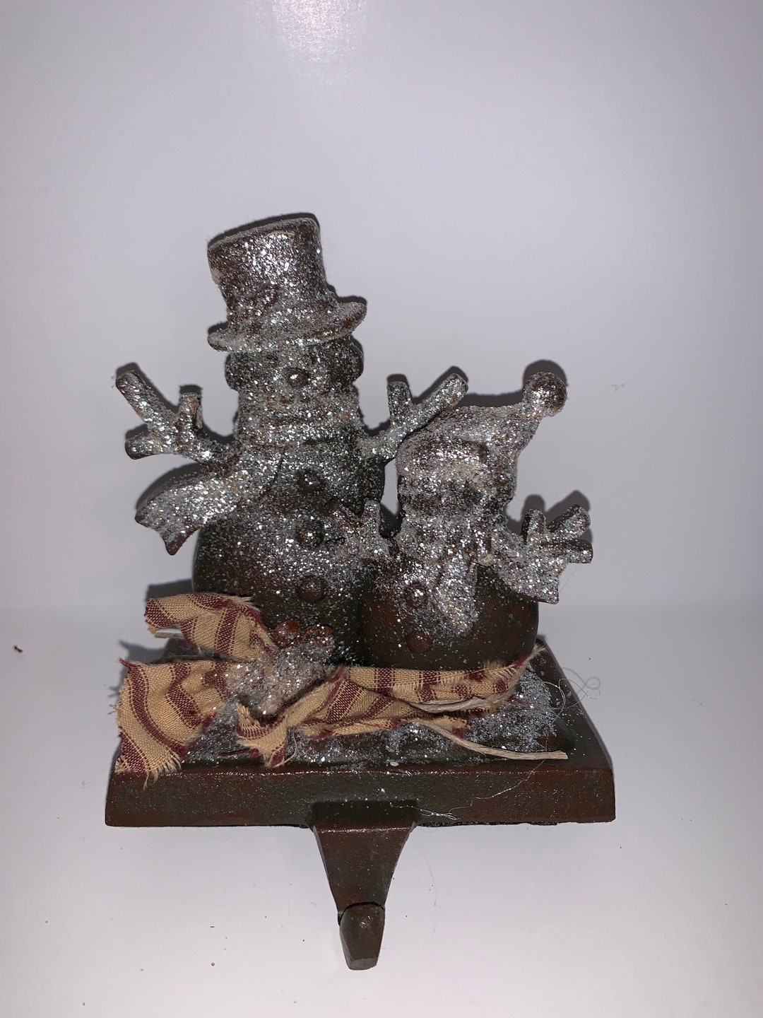 CLEARANCE Sale..was..19.95..now..14.95, Cast Iron Snowman Stocking ...