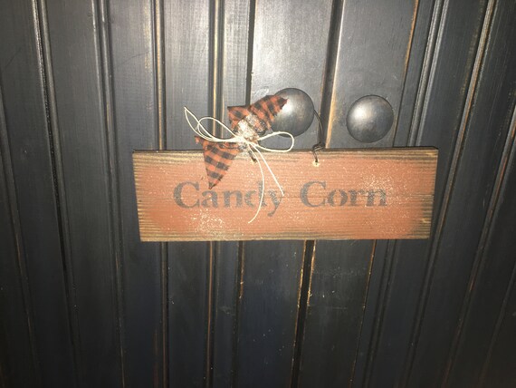 Candy Corn Sign Candy Corn Trick or Treat Candy Halloween - Etsy