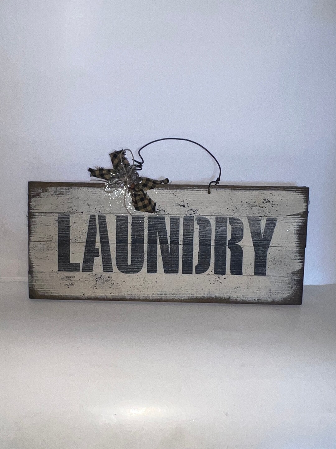 Laundry Sign, Farmhouse Sign, Farmhouse Decor, Stenciled Sign, Wooden ...
