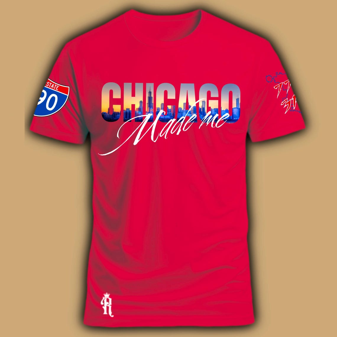 Personalized Chicago T-shirt, Chicago Made Me Shirt, Chicago Pride ...