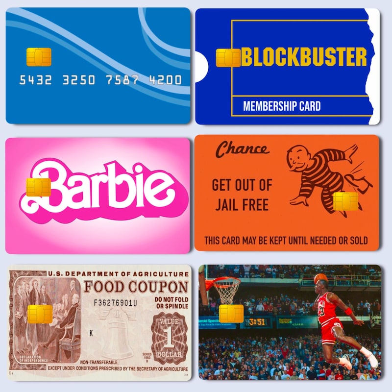 Credit Card Sticker Cover - Etsy