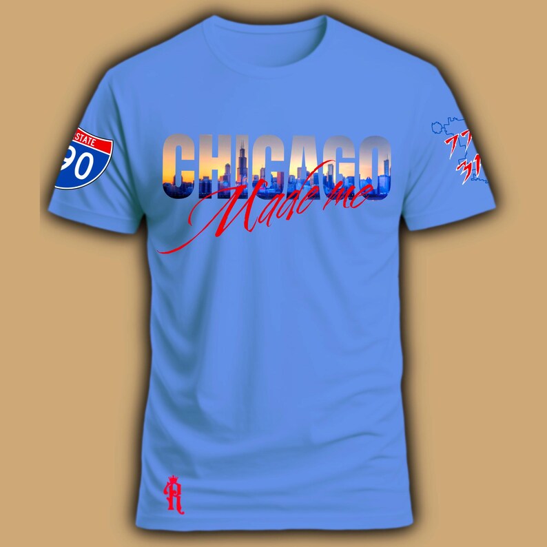 Personalized Chicago T-shirt, Chicago Made Me Shirt, Chicago Pride ...