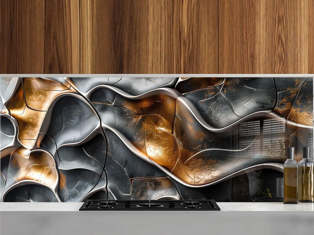 Tempered Glass Backsplash-marble Backsplash Tiles-stove Backsplash for ...