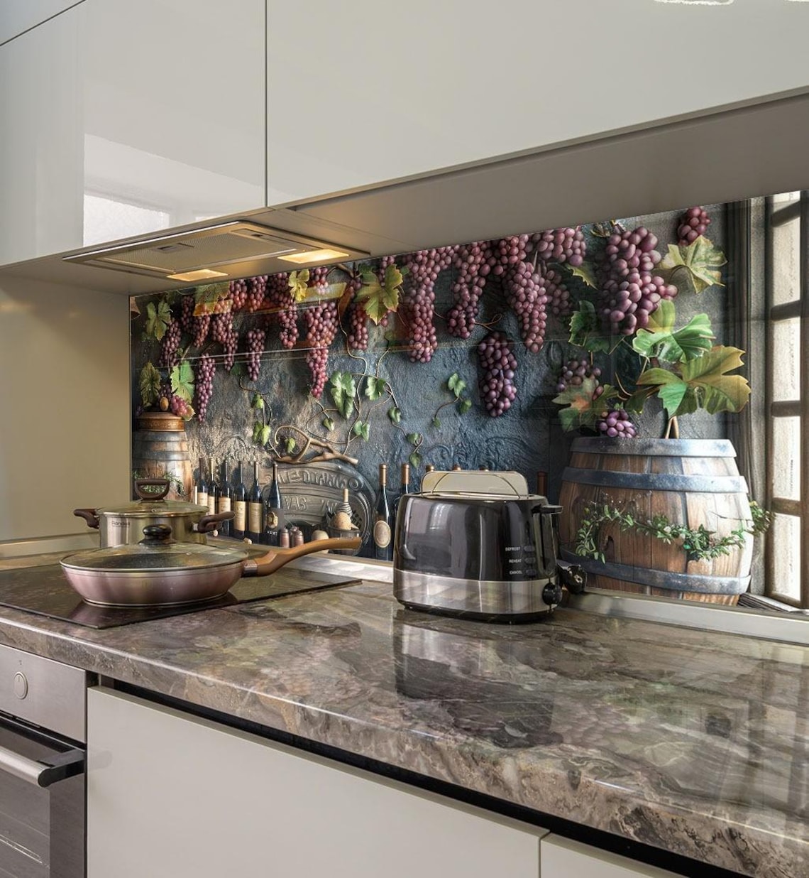 Tempered Glass Backsplash-green Backsplash Tiles-bronze Backsplash ...