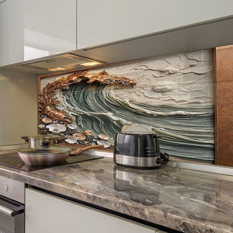 Glass Backsplash - Etsy