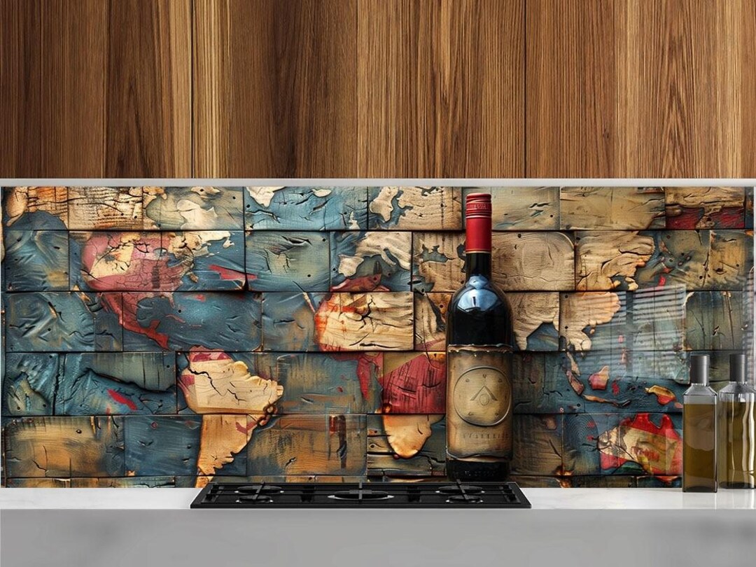 Tempered Glass Backsplash-green Backsplash Tiles-bronze Backsplash ...