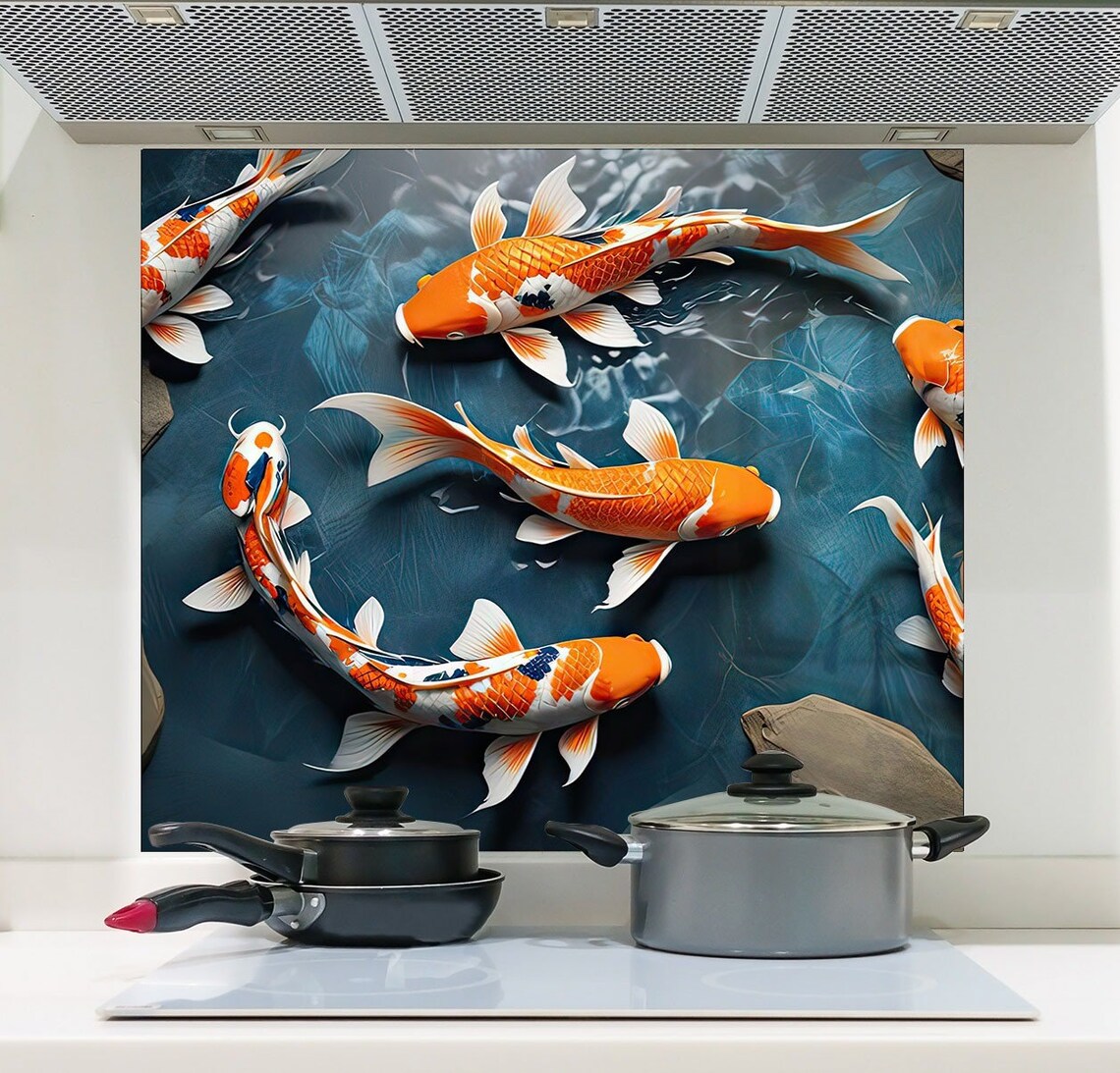 Tempered Glass Backsplash-mosaic Fish Backsplash Tiles-fish Backsplash ...
