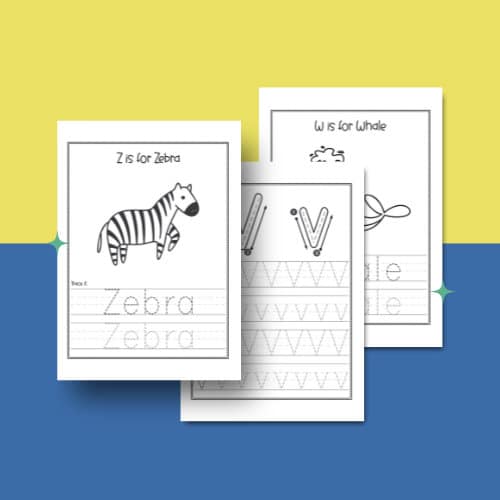 52-page Printable A to Z Animal Letter Tracing Busy Book Digital PDF ...
