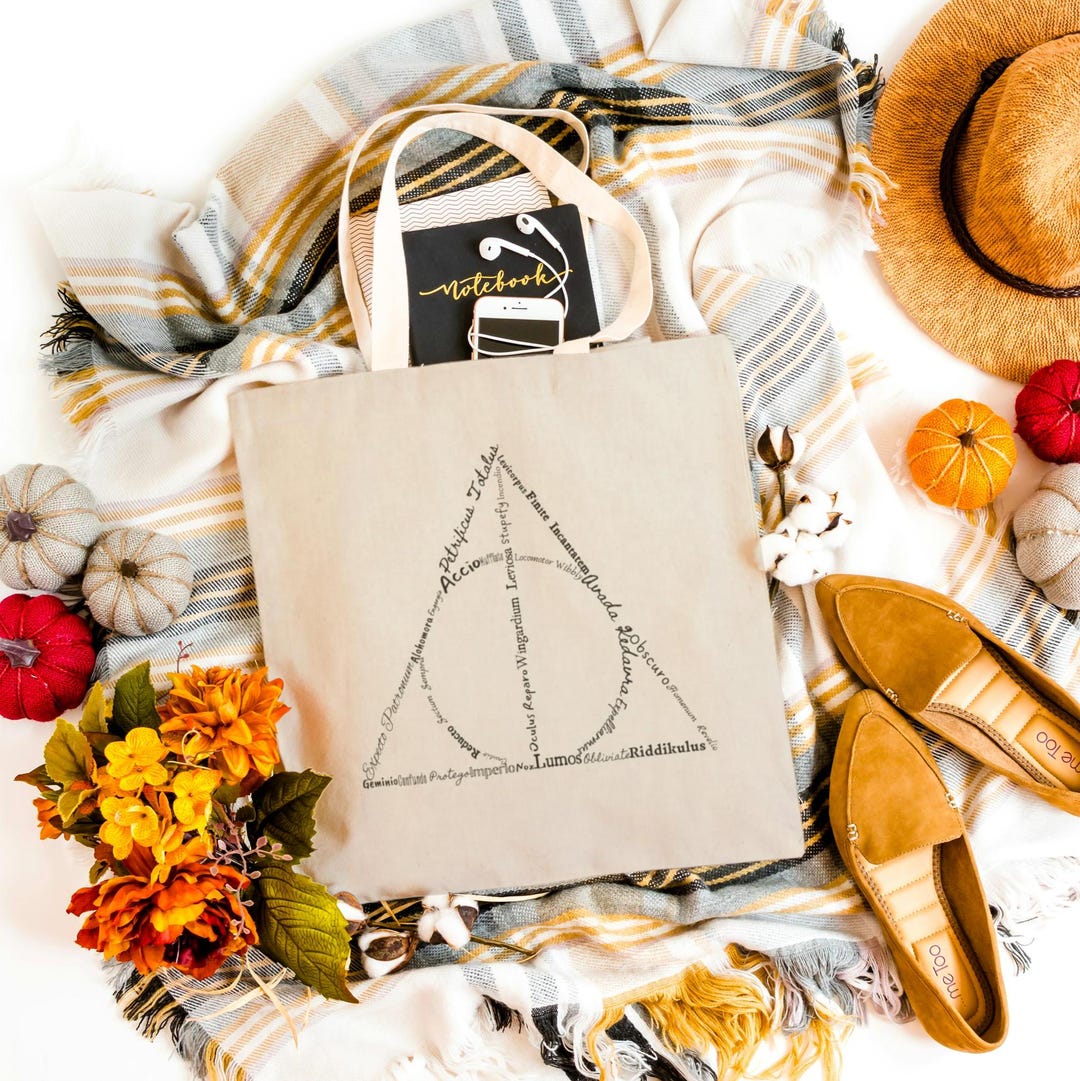 Wizard Tote Bag, Reusable Bag, Cotton Canvas Tote Bag, Perfect Gift ...