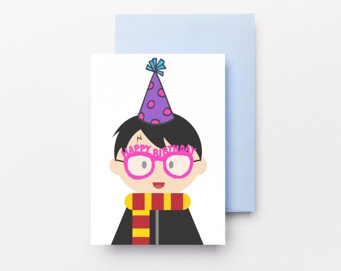 HP Birthday Card, Birthday Card Wizard, Magic Wizardry, Digital ...