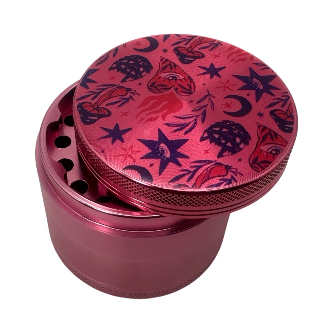 Trippy Mushroom Cats Grinder, Herb Grinder, Cute Grinder, Large Grinder ...