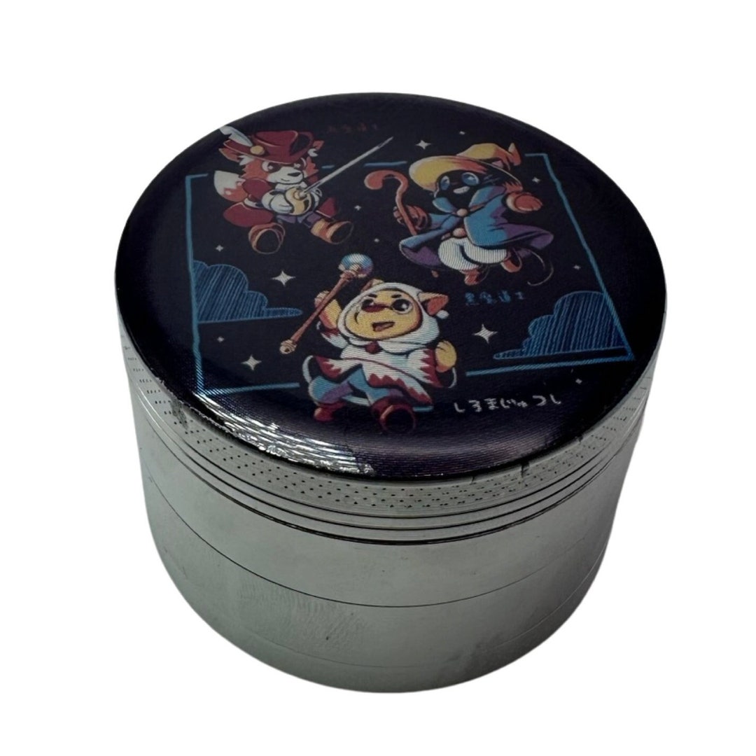 Fantasy Chibi Characters Grinder, Herb Grinder, Cute Grinder, Large ...