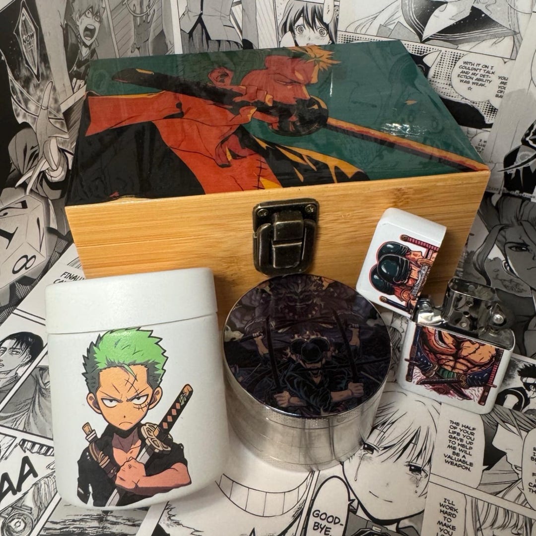 Pirate Hunter Swordsman Anime Stash Box Set | Comes With Lighter ...