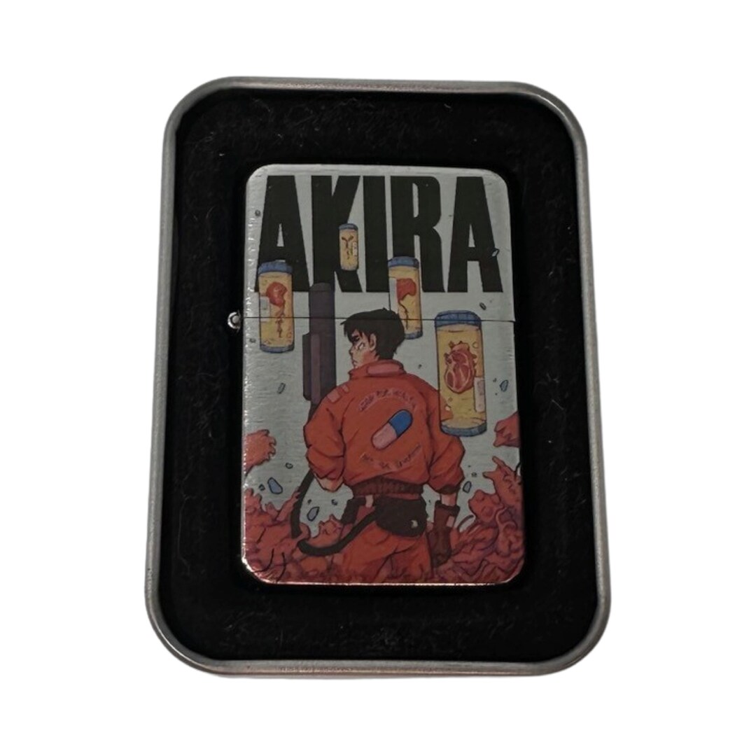 Akira Pill Good for Health Lighter, Windproof Flip Top Lighter ...