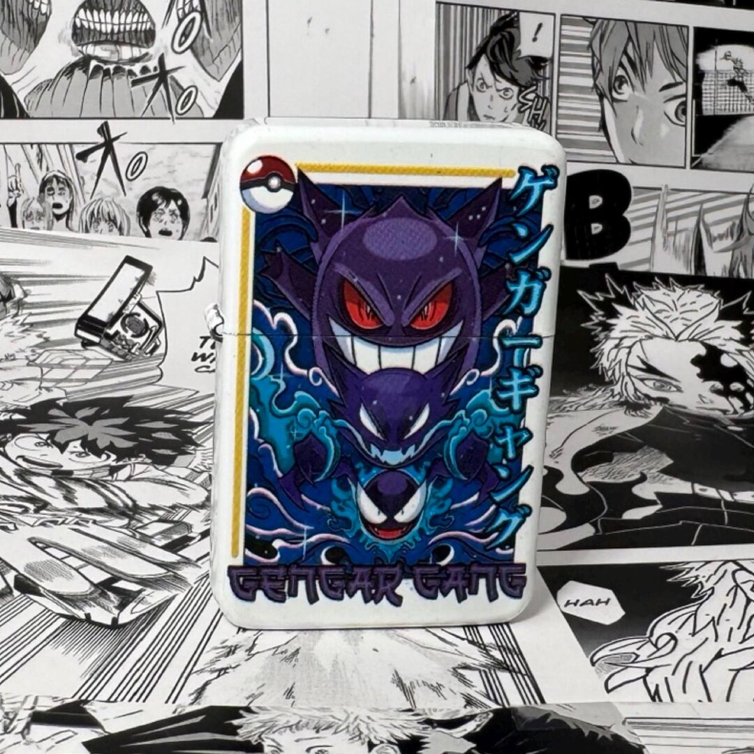 Purple Ghost Monster Lighter Trading Card Flip Lighter - Etsy