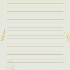 Daily Journal Printable Pages | Three Page Download | Floral Journal ...