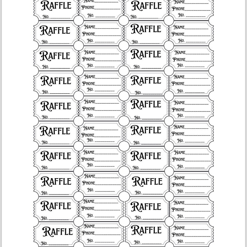 Raffle Tickets - Etsy