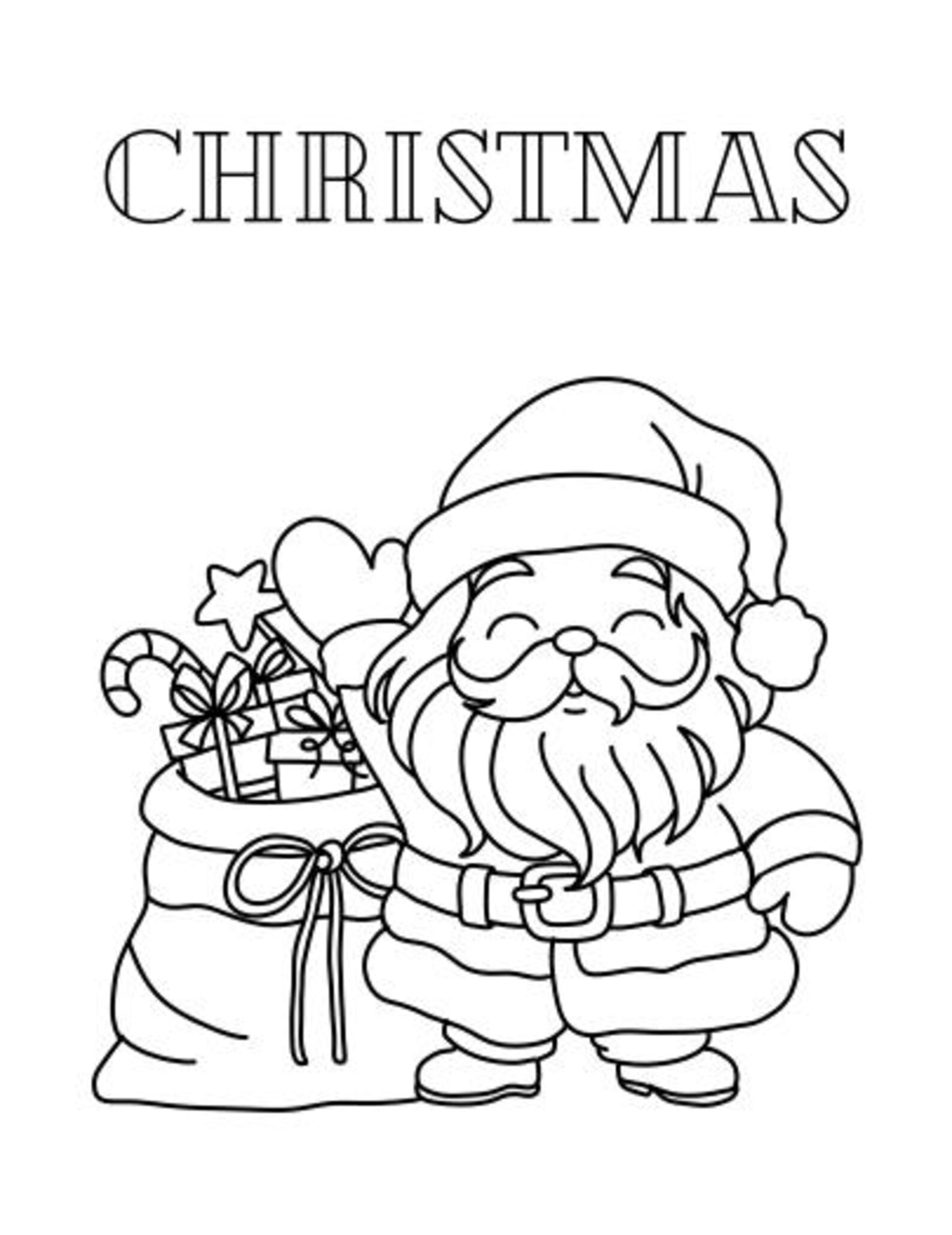 15 Christmas Coloring Pages for Kids | Festive Holiday Printables | Fun ...