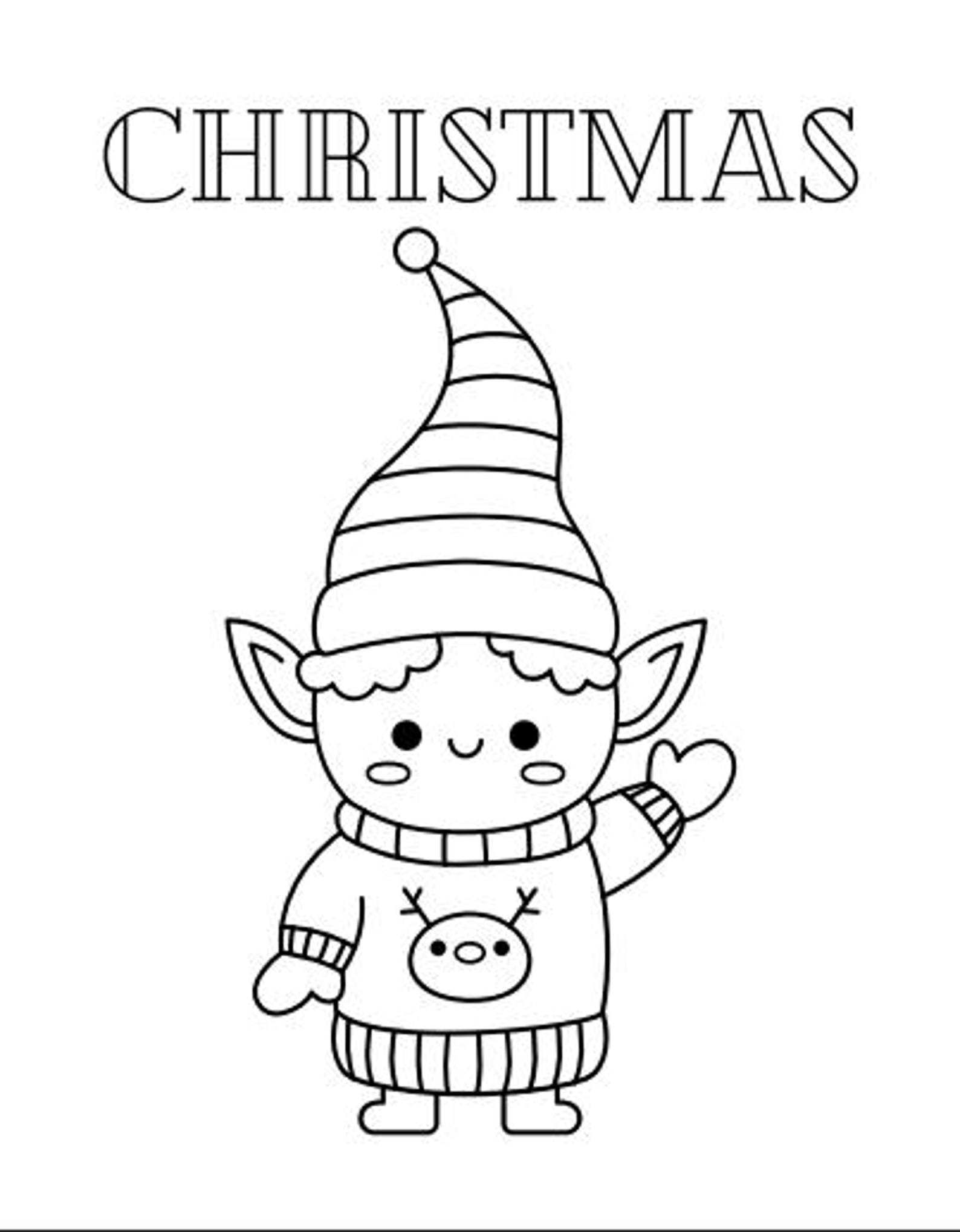 15 Christmas Coloring Pages for Kids | Festive Holiday Printables | Fun ...