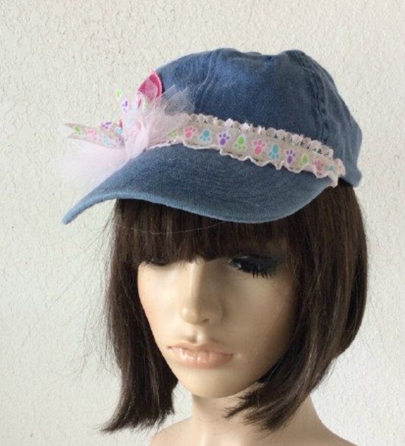 Easter Bunny Ears Baseball Cap, Bunny Feet Ribbon, Lace, Tulle, Sparkle ...