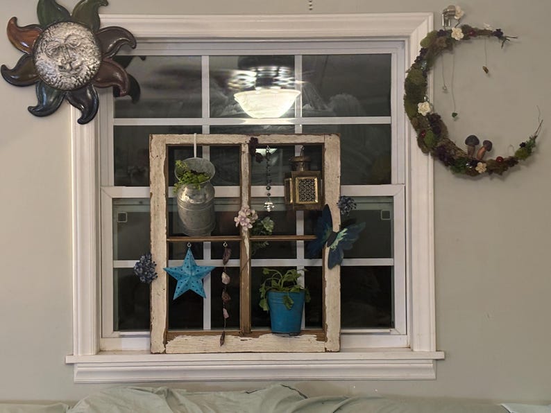 Repurposed Vintage Window Frame - Etsy