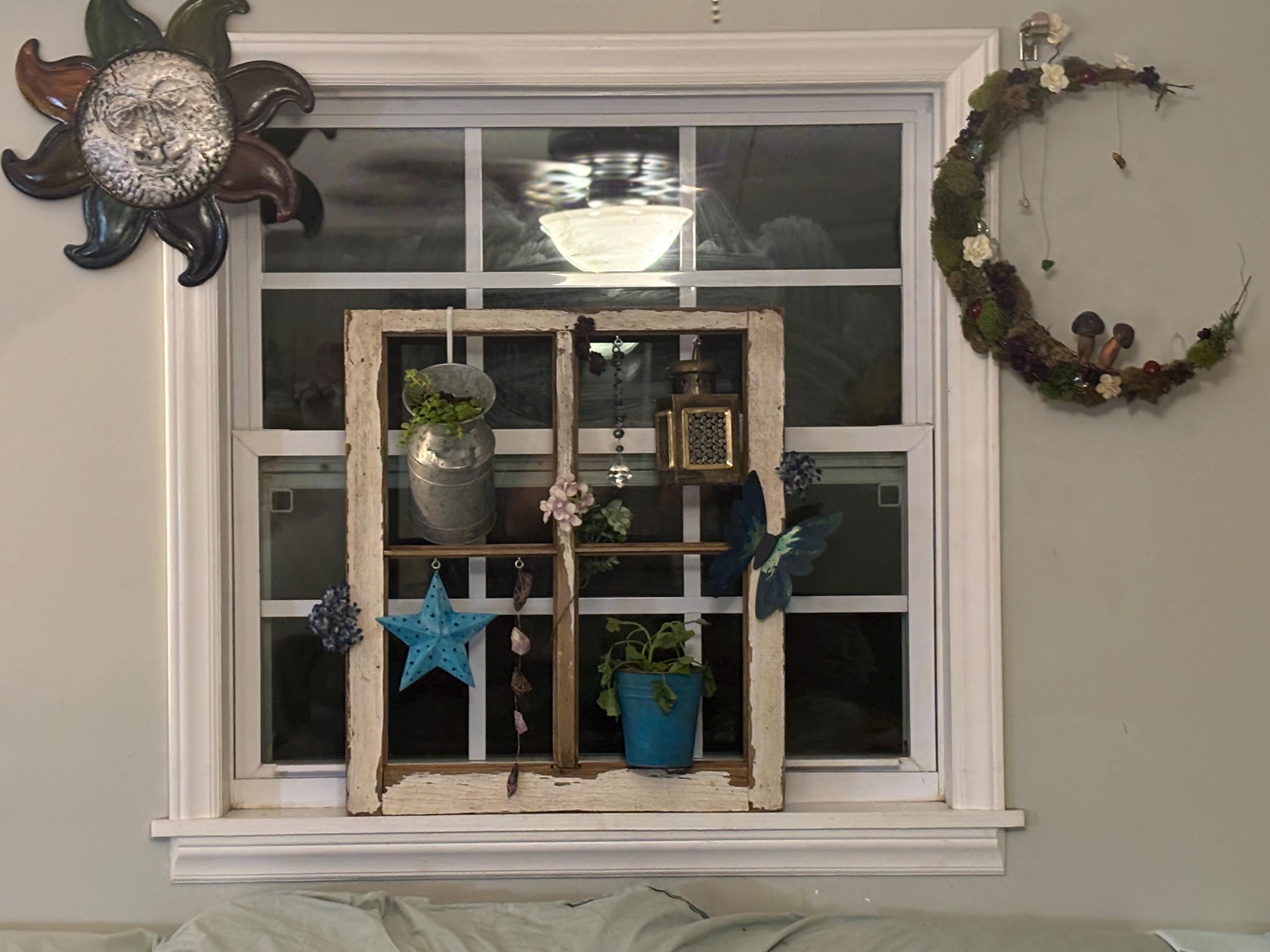 Repurposed Vintage Window Frame - Etsy