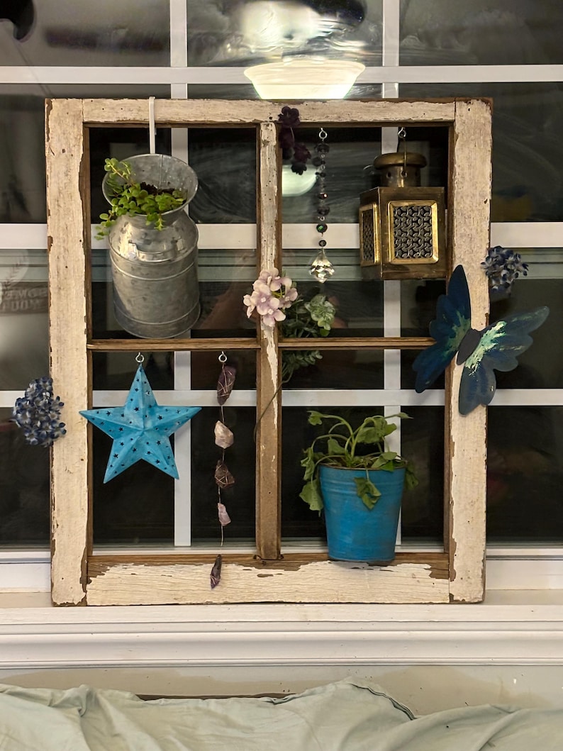 Repurposed Vintage Window Frame - Etsy