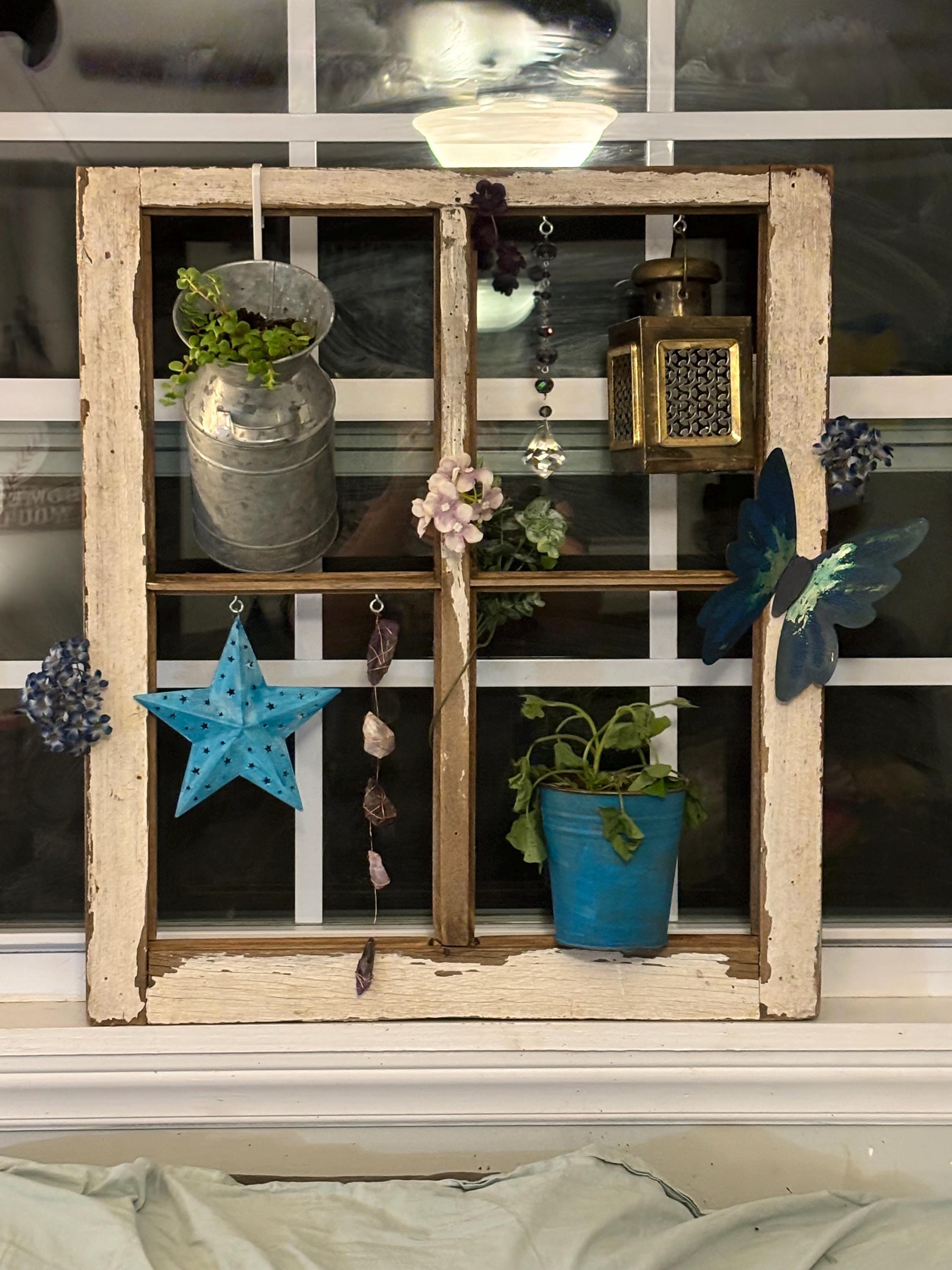 Repurposed Vintage Window Frame - Etsy