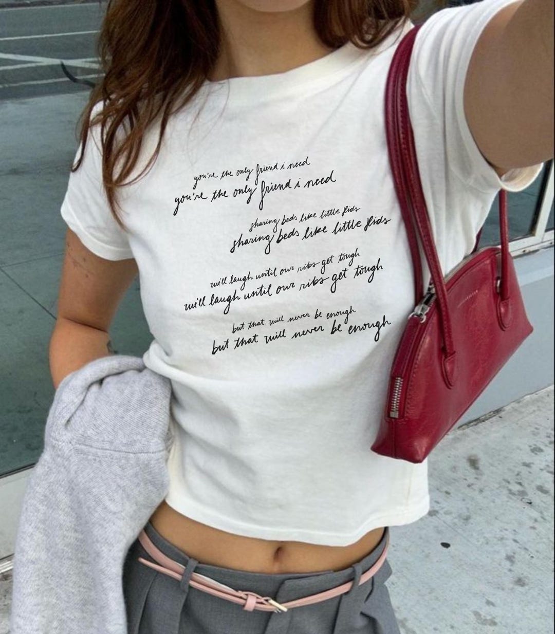 Lorde Ribs Baby Tee - Pure Heroin, Lorde Ultrasound Tour Merch, Music ...