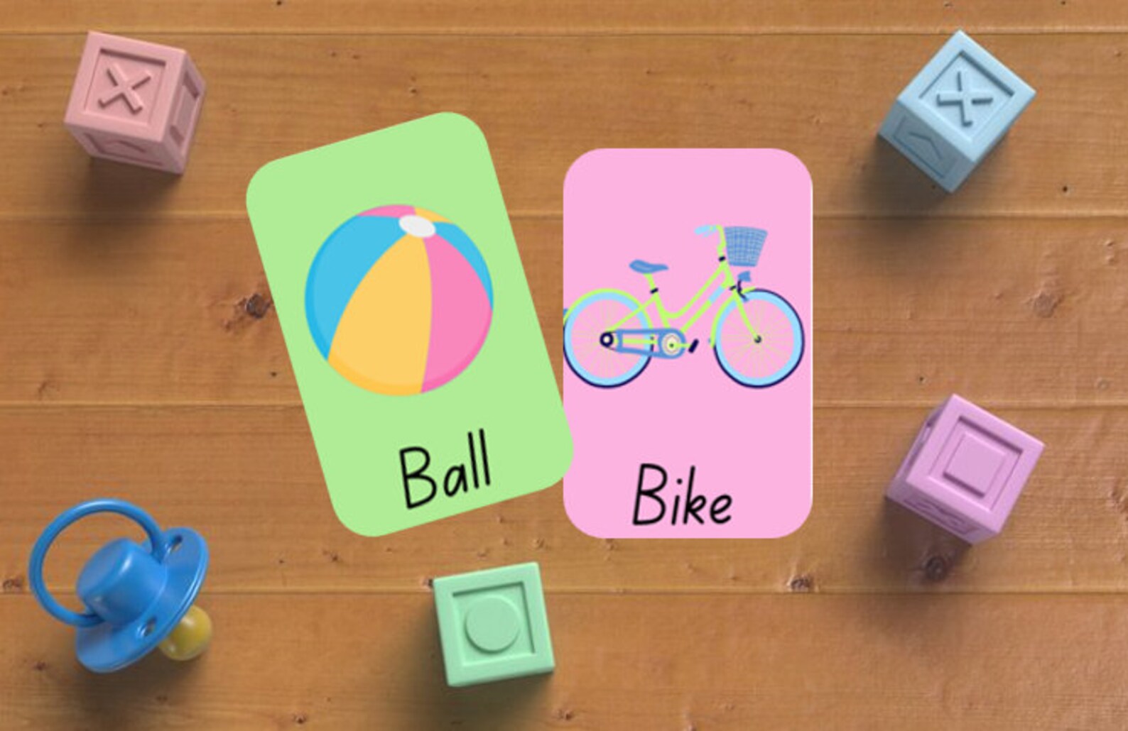 Baby's 100 First Words Flashcards-colourful, Perfect for Engaging Your ...