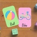 Baby's 100 First Words Flashcards-colourful, Perfect for Engaging Your ...