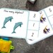 Educational Sea Animal Counting Peg Flashcards 1 to 10, Homeschooling ...