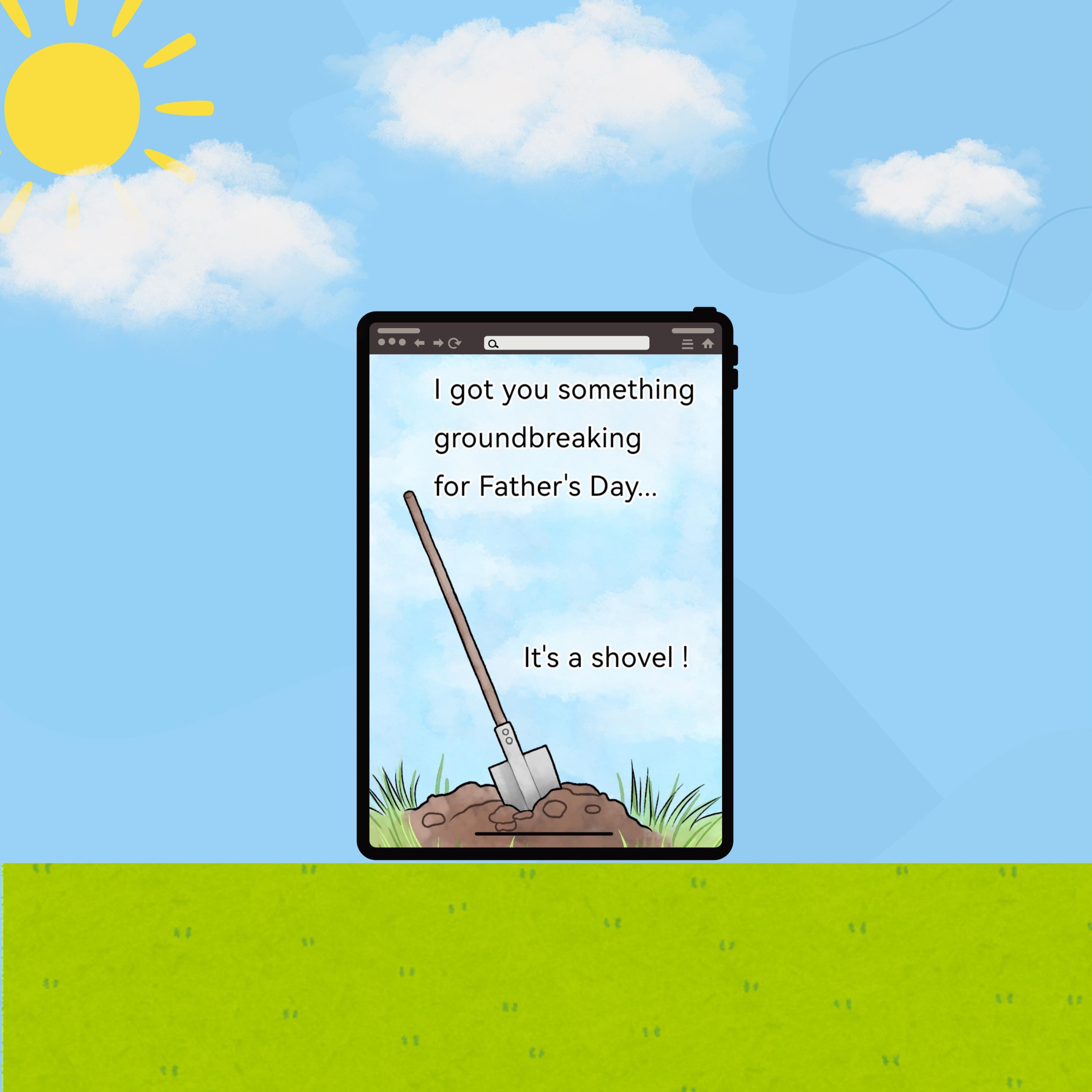 Funny Fathers Day Card, Printable Dad Card, Instant Download, DIY ...